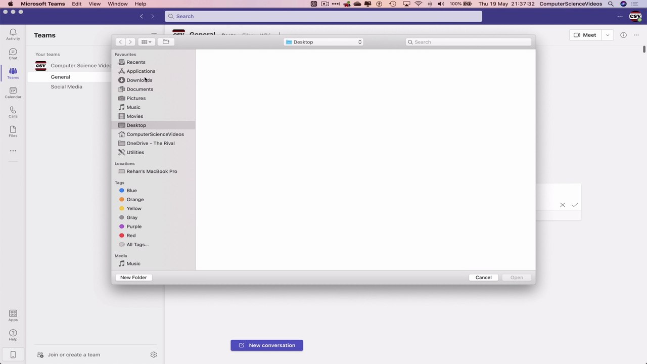 How to EDIT a Team Conversation On Microsoft Teams Using a Mac - Basic Tutorial | New - video ...