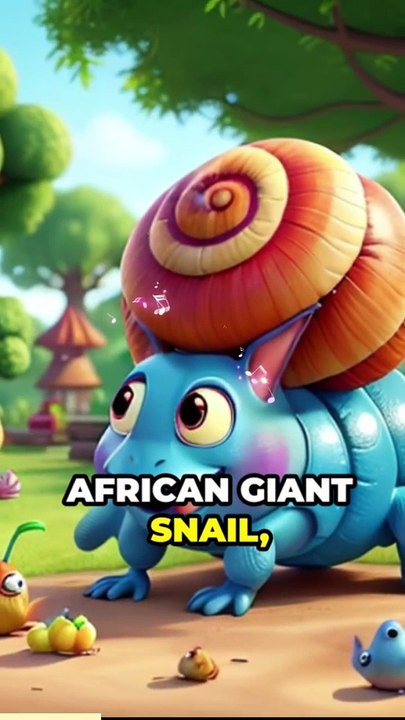 African Giant Snail Song for Kids - Fun & Educational Snail Adventure ...