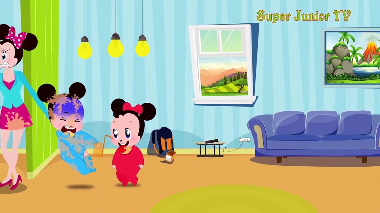 Minnie Mouse Babies Is Angry With Mickey Mouse Funny Story_ KIDS TV ...
