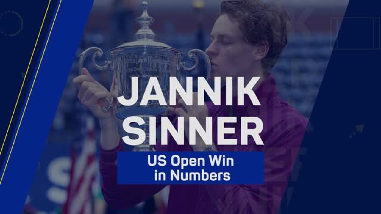Jannik Sinner – US Open Win in Numbers - video Dailymotion