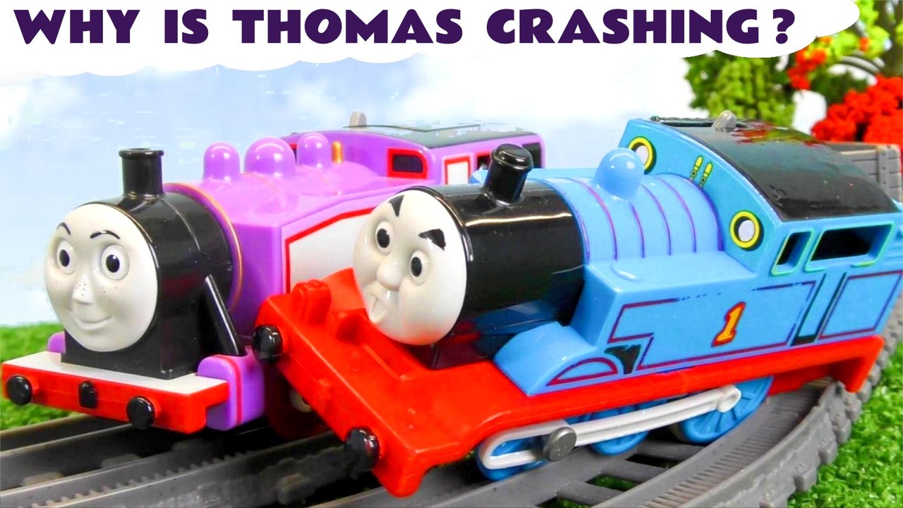Why does Thomas keep Crashing in this fun Toy Train Story for Kids and ...