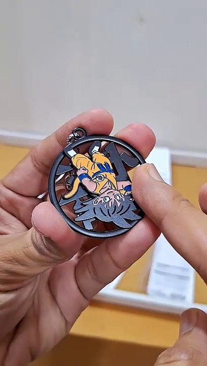 Famous Action Super hero Anime Character METAL 3D ROTATING Keychain ...