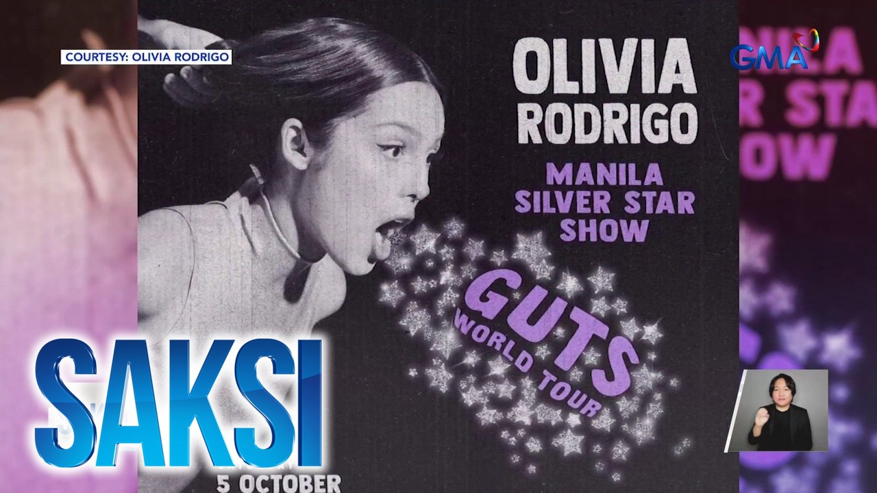 "Guts" world tour ni Olivia Rodrigo, gaganapin din sa bansa sa October ...
