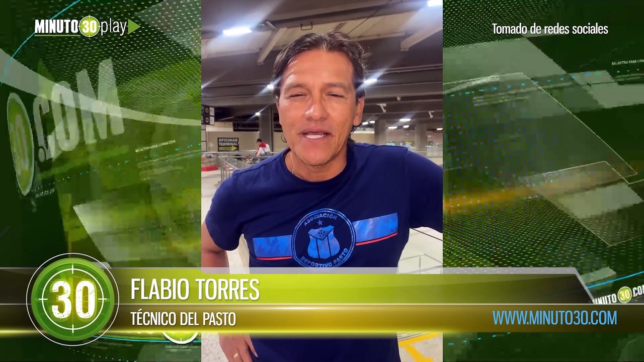 Flabio Torres, técnico del Pasto, perdió en la cancha y en la casa ...