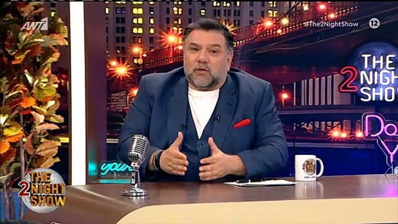 Ο Δημήτρης Μάλλιος στο The 2Night Show - video Dailymotion
