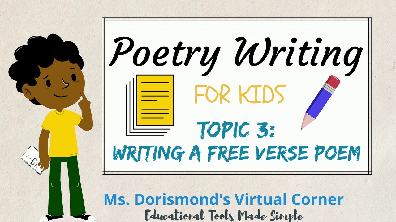How to Write a Free Verse Poem | Poetry Writing for Kids - video ...
