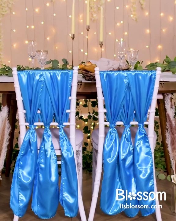 creative DIY chair sash ideas for your next event - Video Dailymotion