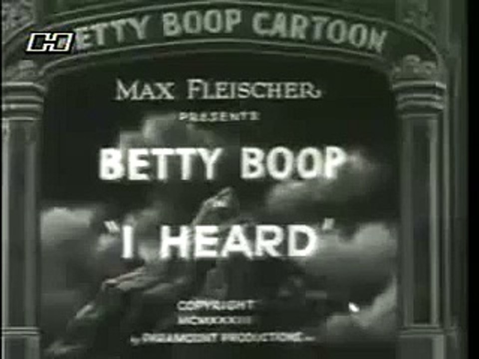 Betty Boop (1933) I Heard, animated cartoon character designed by Grim ...