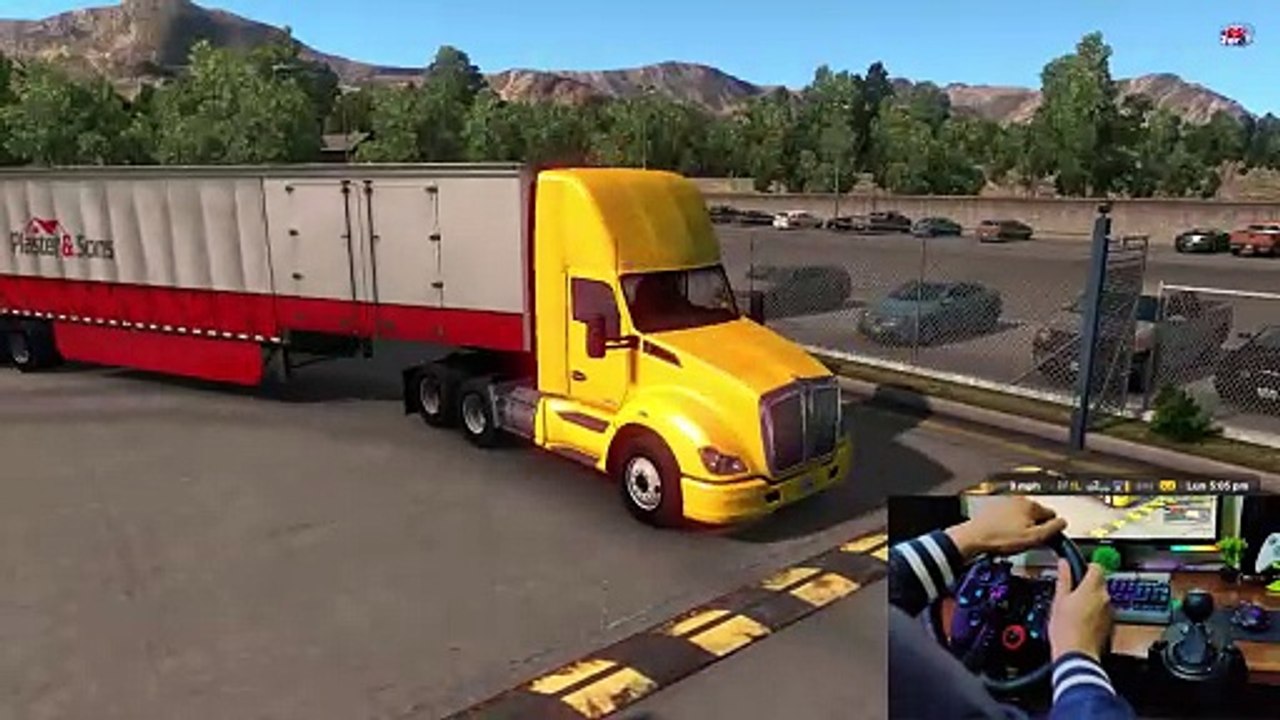 American Truck Simulator 2 l logitech g29 l gameplay + Steering Wheel ...