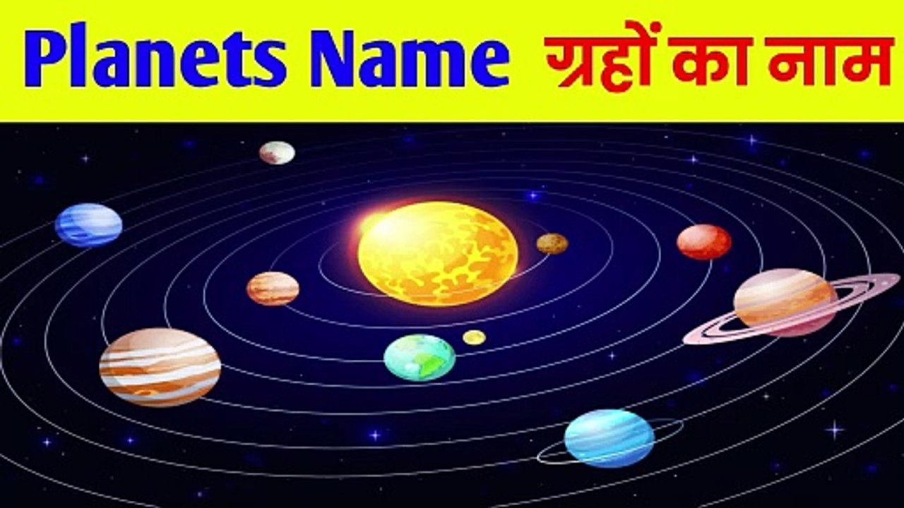 Planets Name | Planets names hindi and english | Our solar system ...