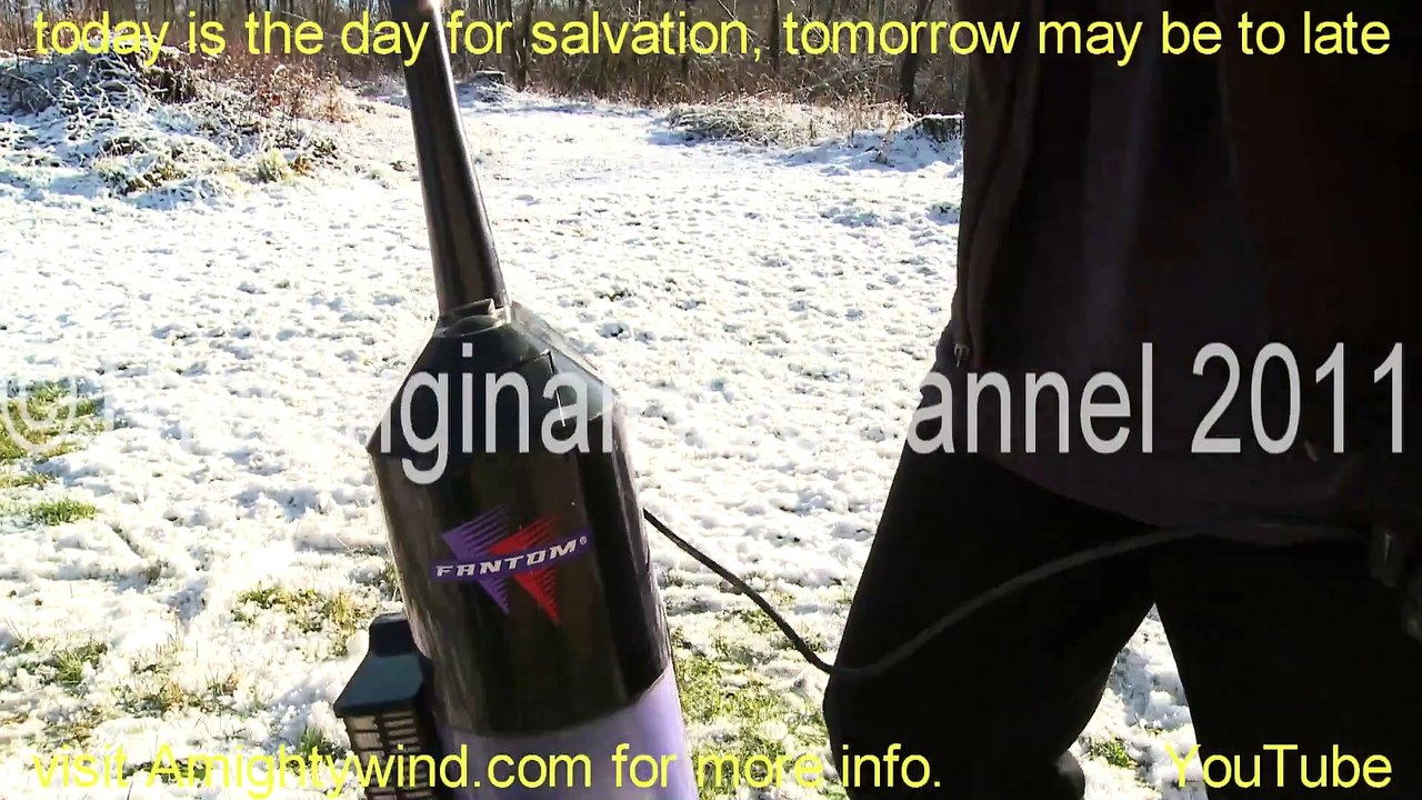 Fantom Thunder 12 amp vacuum test pickup snow - video Dailymotion