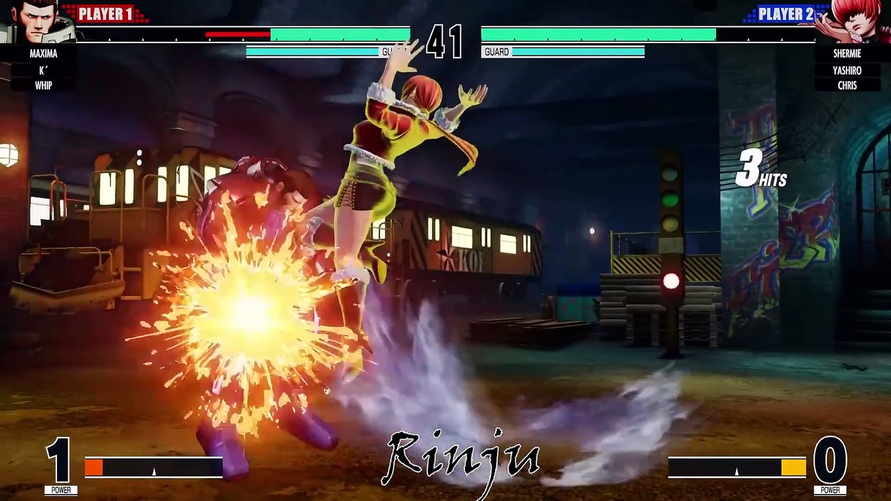 KoF 15 Gameplay Maxima K' Whip vs Shermie Yashiro Chris - Vidéo Dailymotion