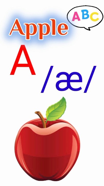 The sound fo letter Aa and words , a is æ apple , English phonics for ...