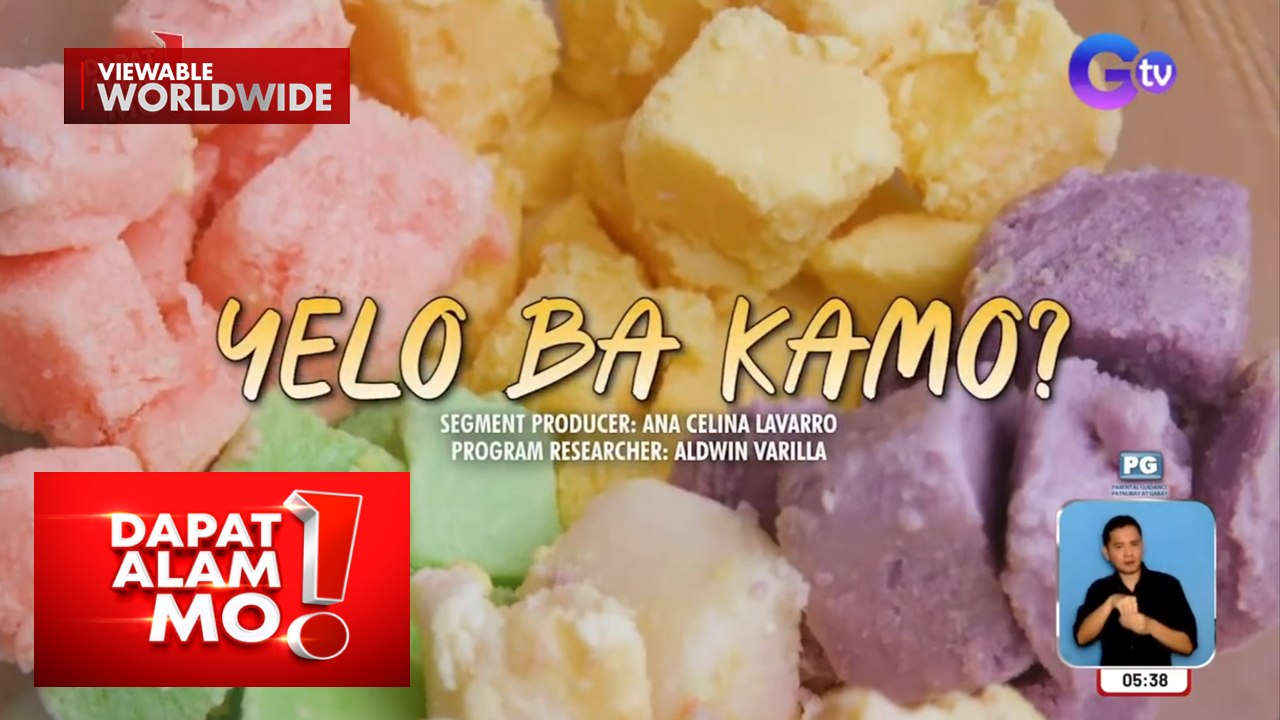 Yelo, may iba't ibang flavor na rin! | Dapat Alam Mo! - video Dailymotion