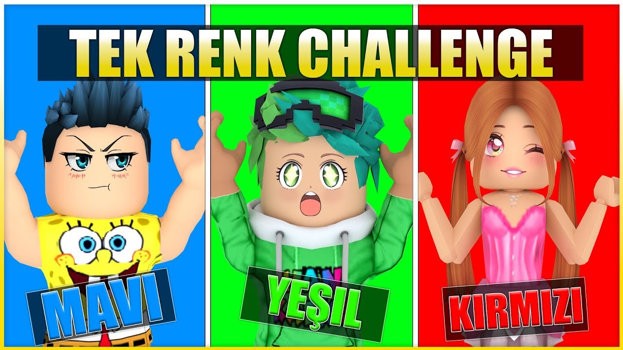 TEK RENK CHALLENGE [ DOĞRU RENGİ SEÇ ] | EASY COLOR SWITCH ROBLOX ...