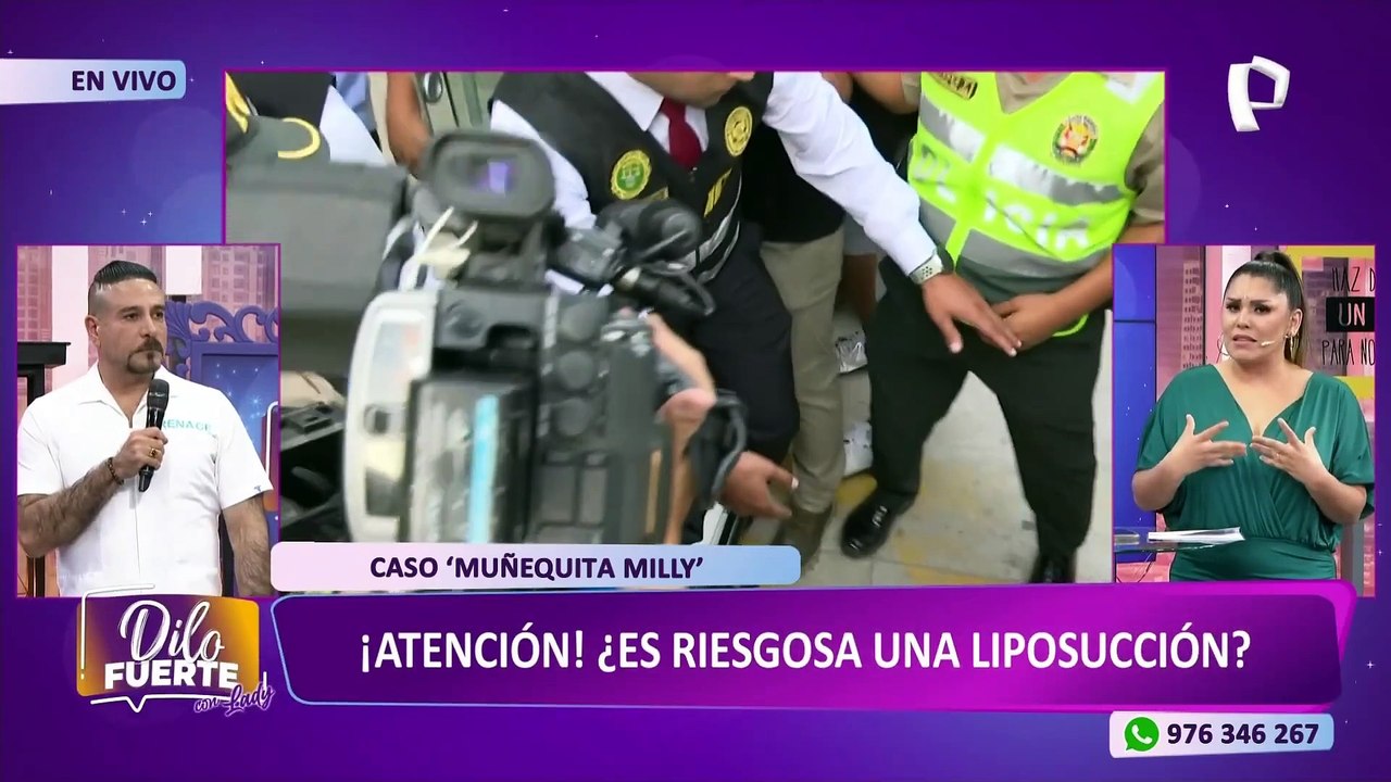 Dr. Ruiz Vela sobre Muñequita Milly: "Ella ha muerto por un shock ...