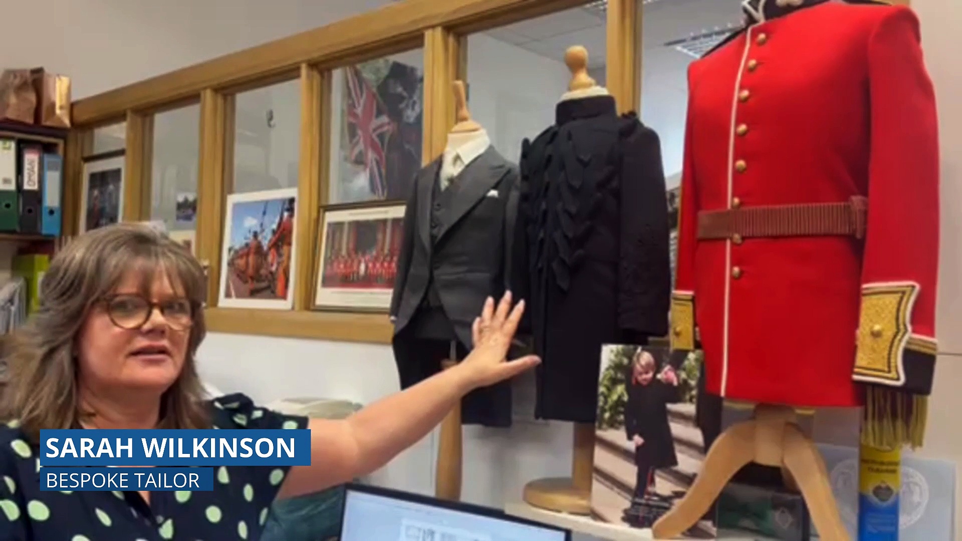 Sarah Wilkinson has made clothes for Royalty