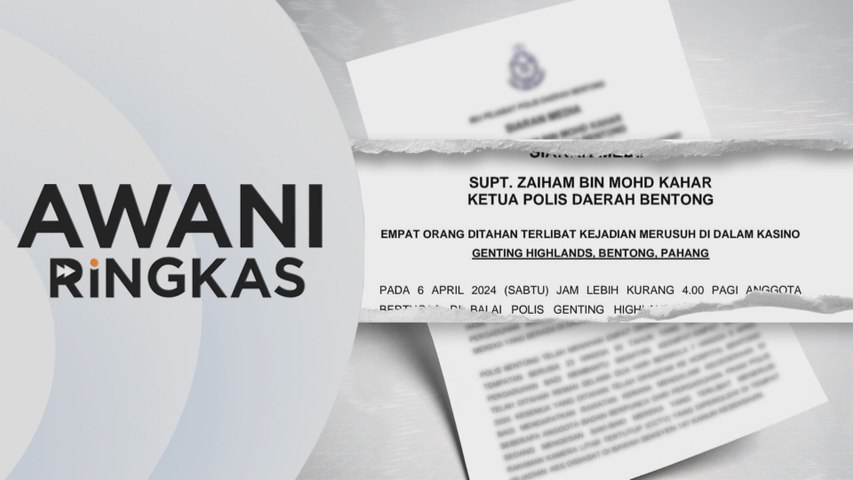 AWANI Ringkas: Kes gaduh di kasino Genting Highlands | Astro Awani