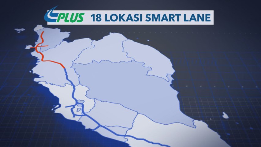 [INFOGRAFIK] 18 Lokasi Smart Lane PLUS | Astro Awani