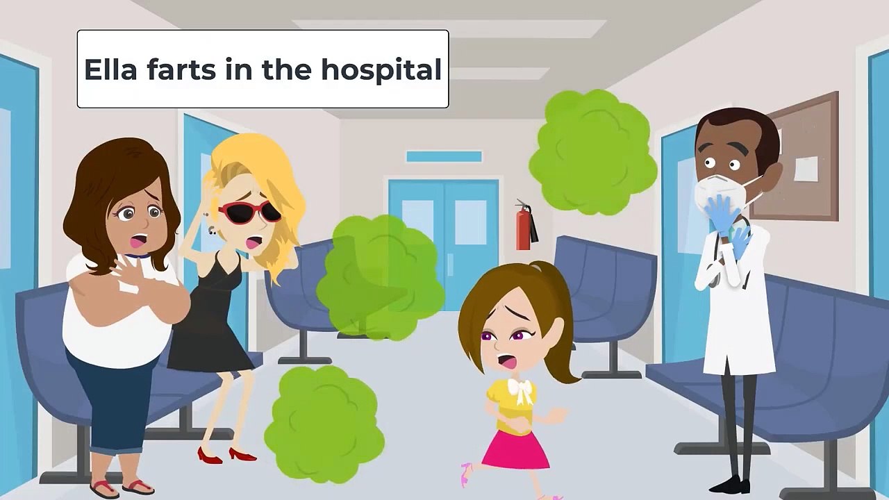 Ella farts in the hospital - Simple English Story - Ella English ...