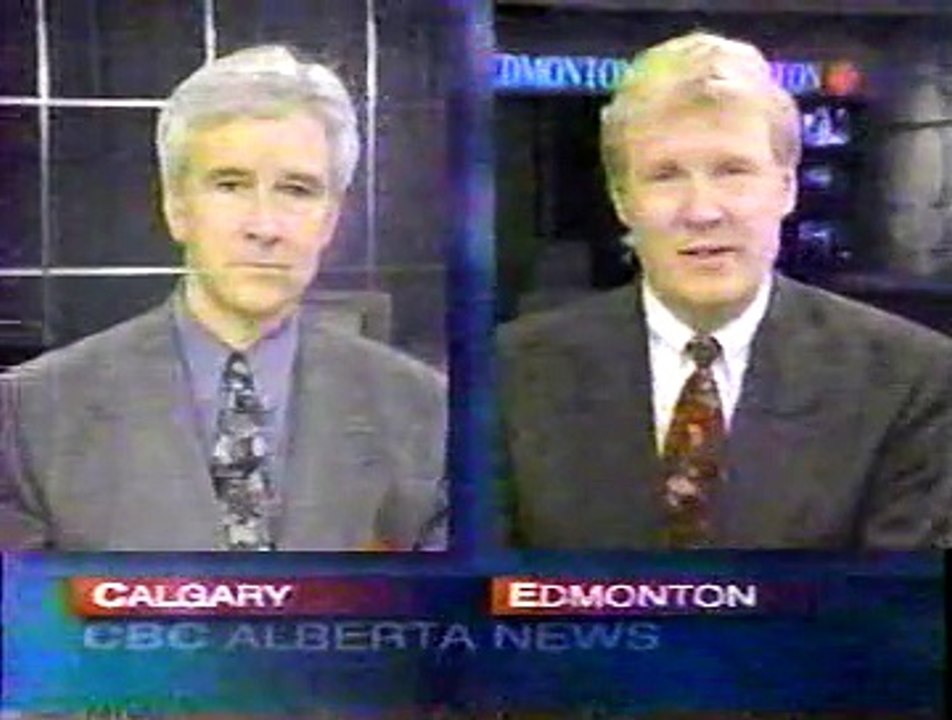 CBC Alberta News November 19 1996 - video Dailymotion