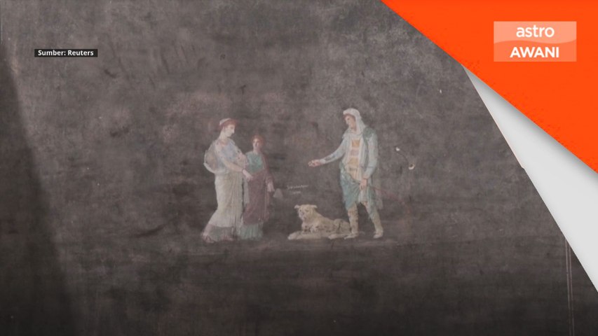 Lukisan 'Fresco' berusia 2,000 ditemui di kota purba Pompeii | Astro Awani