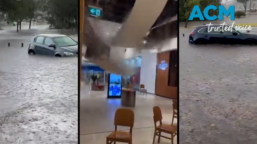 BOM issues severe weather warning as storm causes flooding in Perth's ...