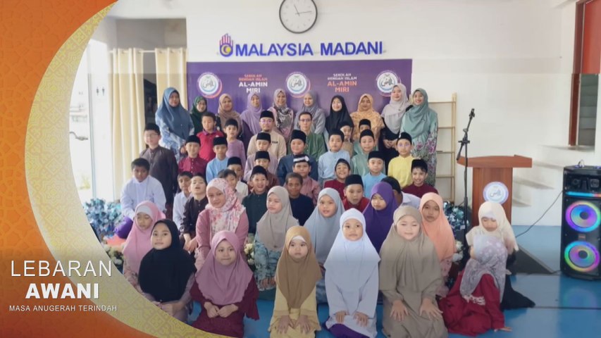 Salam Aidilfitri | Sekolah Rendah Islam Al-Amin Miri, Sarawak | Astro Awani