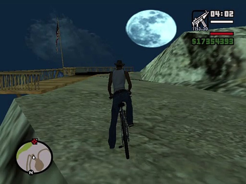 Grand Theft Auto:San Andreas High Jump From Mount Chilliad With ...
