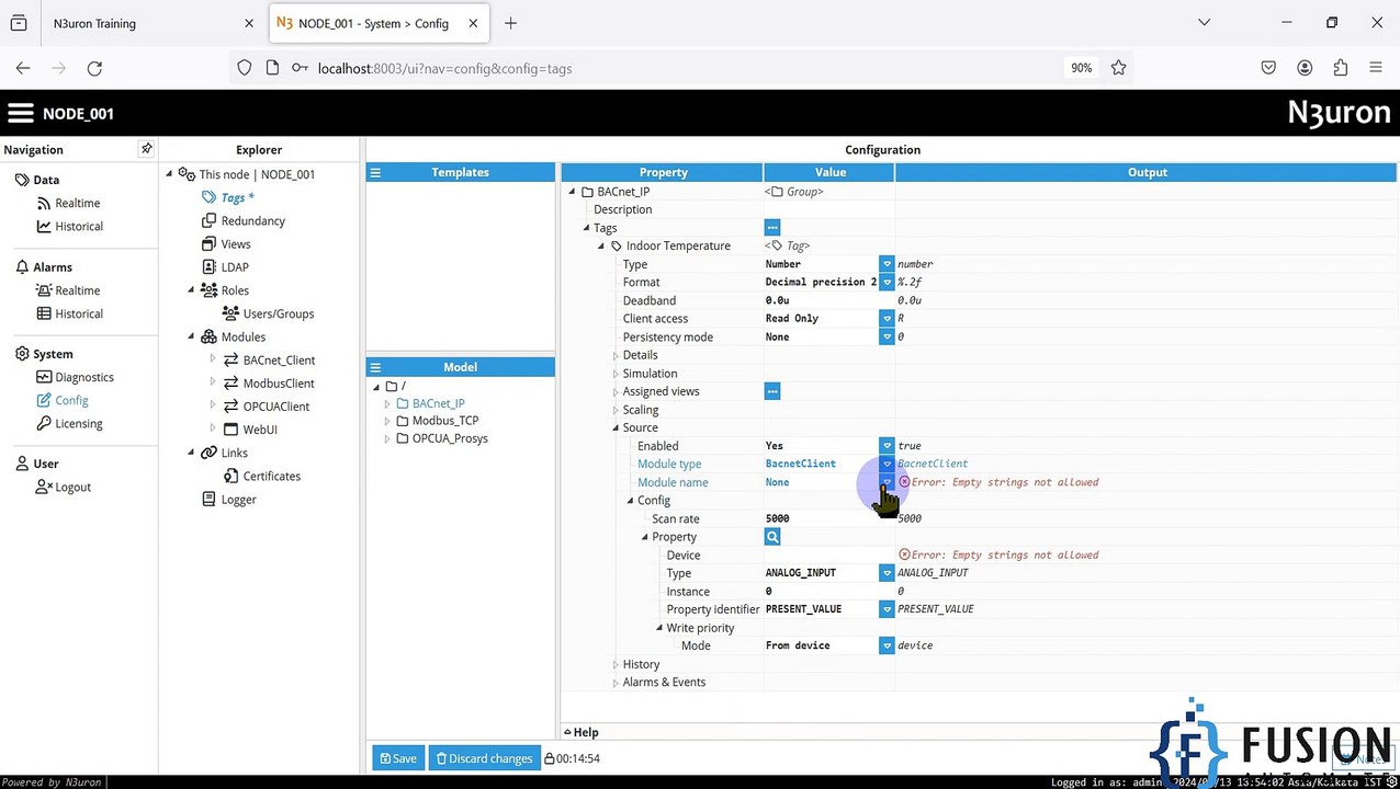 How to Setup BACnet Client in N3uron for Data Acquisition from BACnet IP Device | SCADA | IoT ...