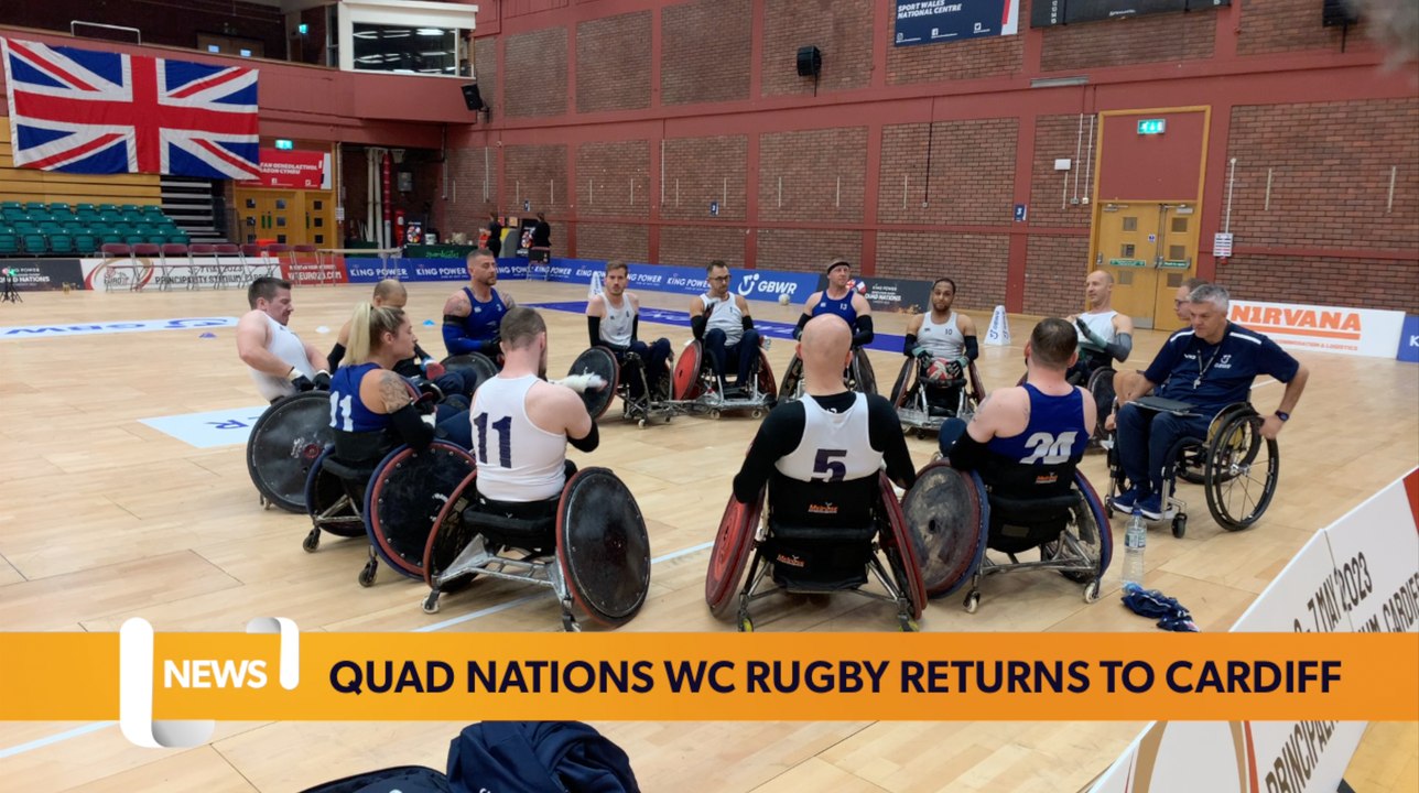 Quad nations wheelchair rugby returns to Cardiff - video Dailymotion