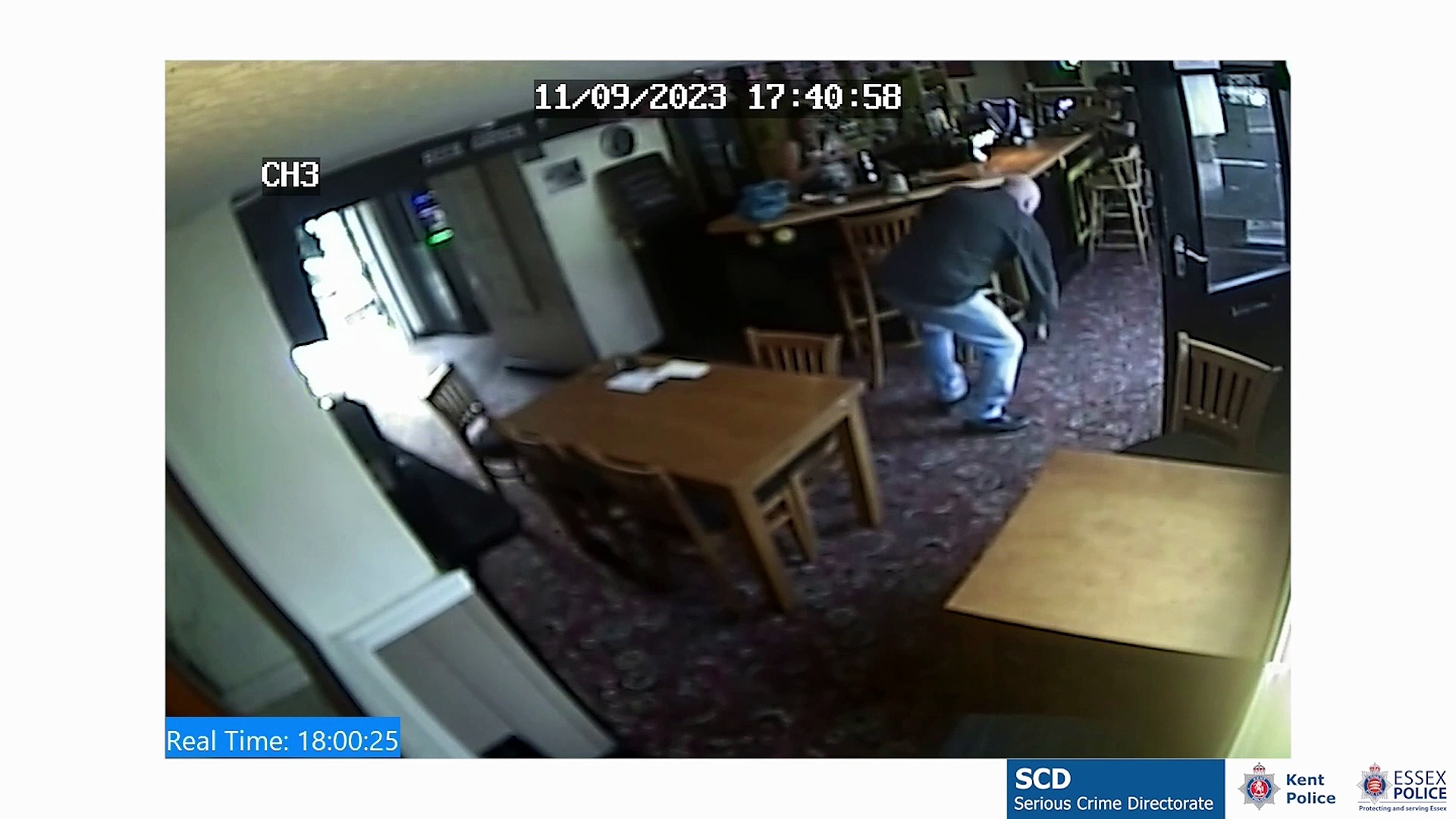 Footage from the moments before and after Matthew Bryant was fatally ...