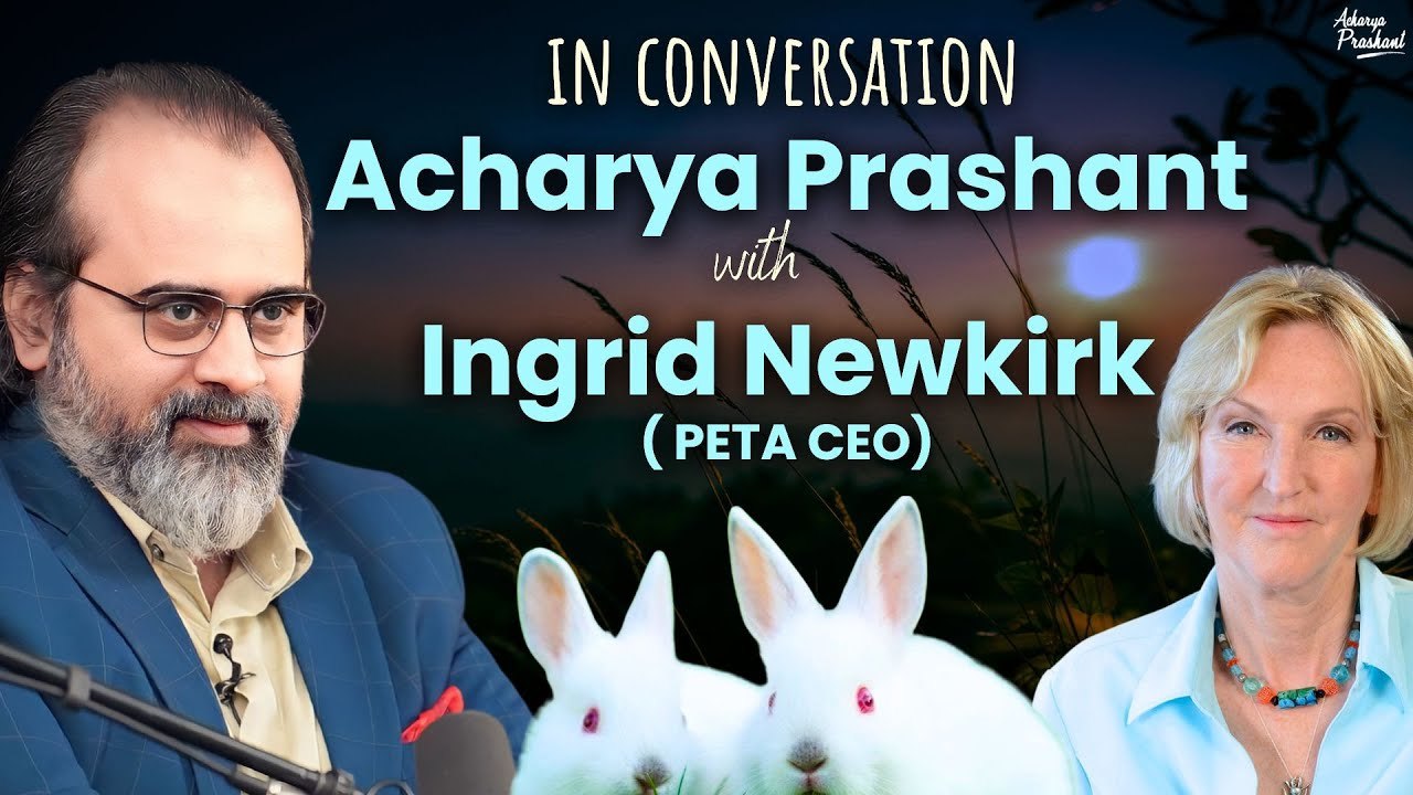 Look into the eyes of a rabbit || Acharya Prashant, in conversation ...