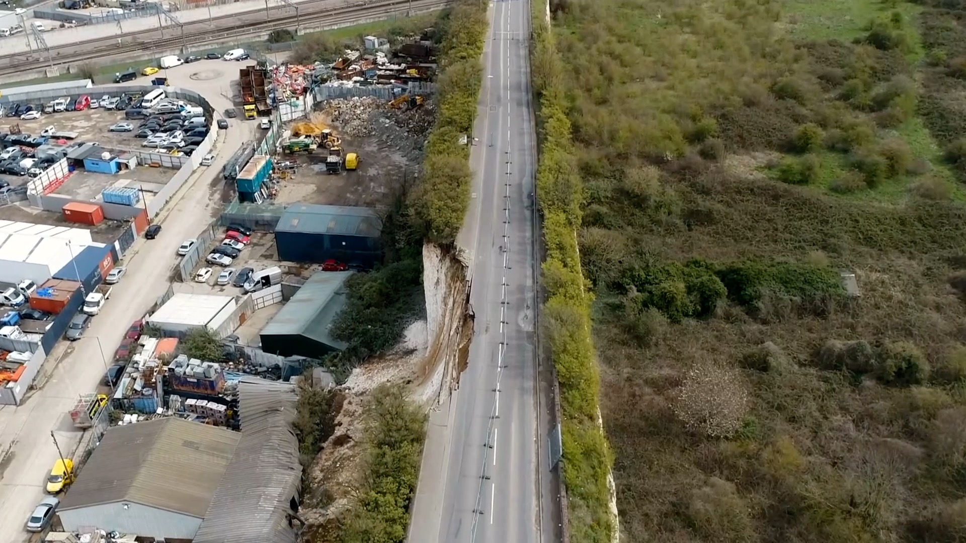 Landowner impacted by Swanscombe landslide stalls work till ...
