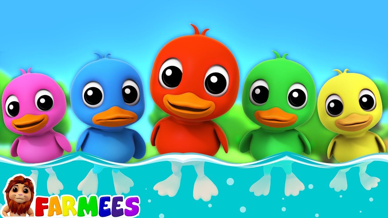 Five Little Ducks + More Nursery Rhymes & Baby Songs by Farmees - video ...