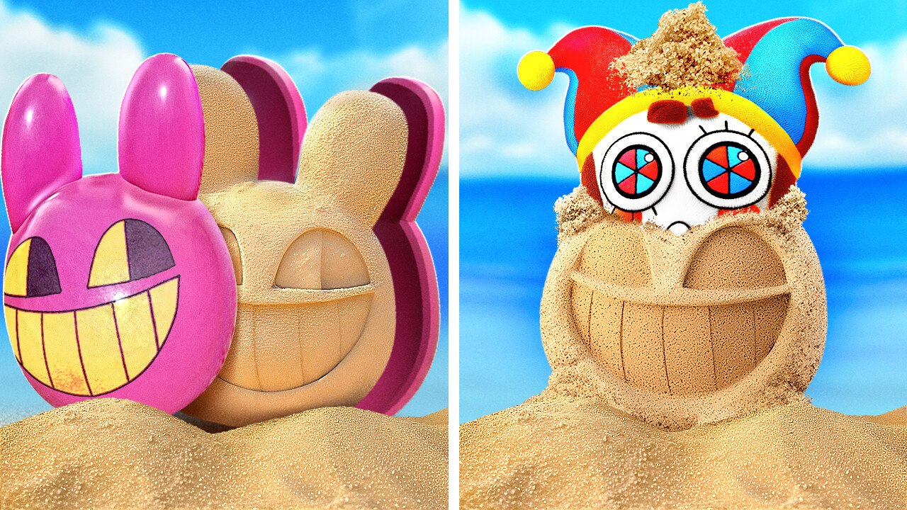 Look! This Is Pomni In The Sand *Crazy Sweets From Amazing Digital ...