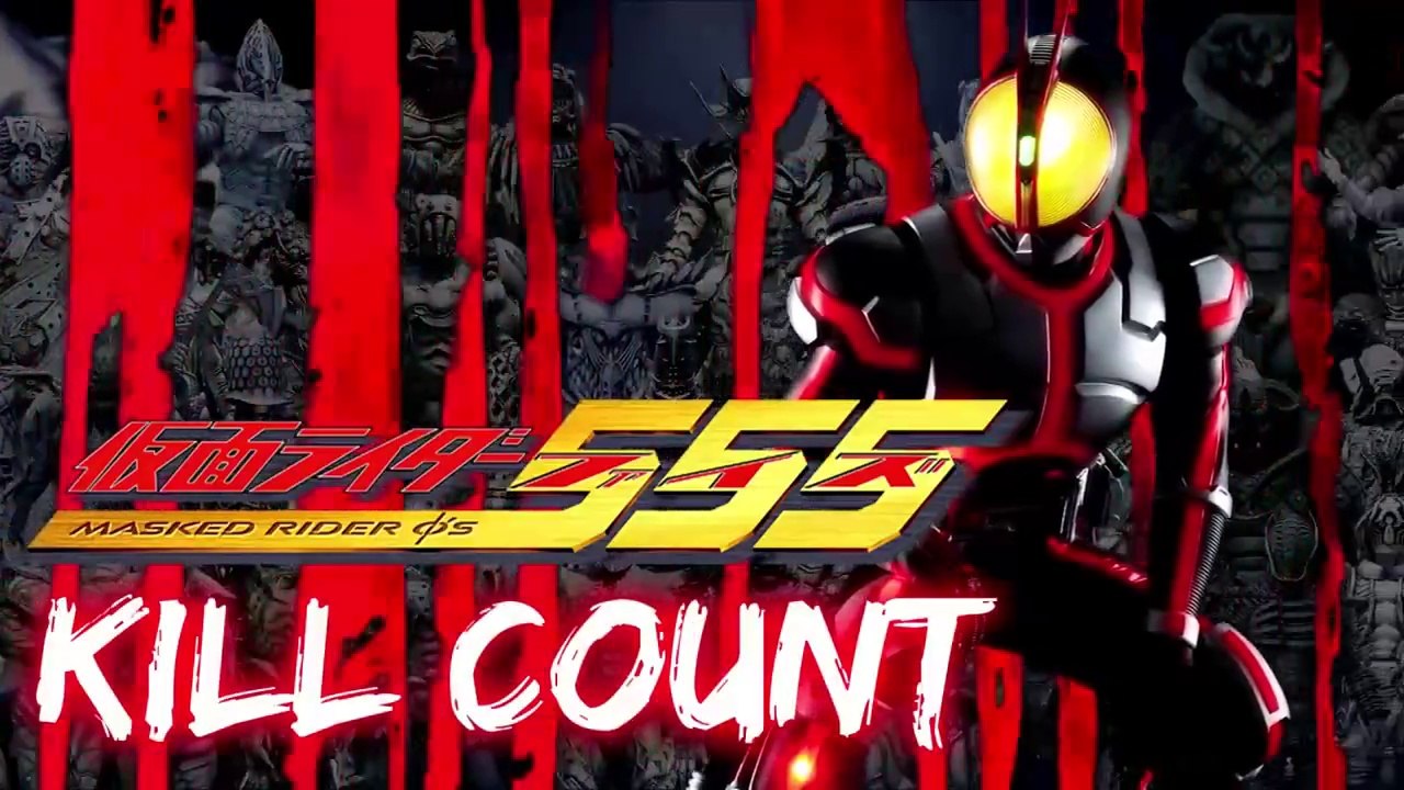 Kamen Rider FAIZ Kill Count Masked Rider Φ's _ 仮面ライダー555 - Vídeo ...