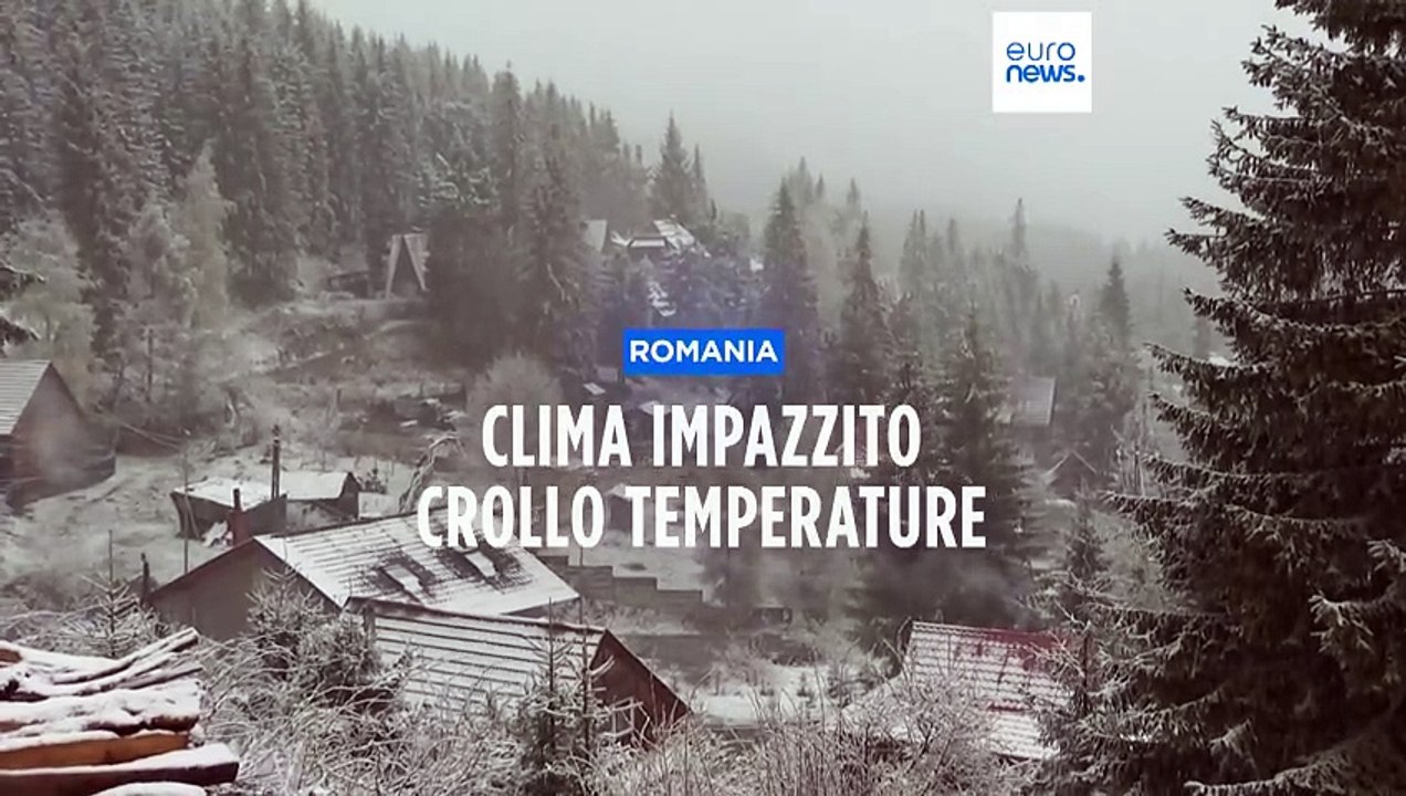 Romania, clima impazzito: brusco calo delle temperature, dai 22 ai meno 2 gradi - Video Dailymotion