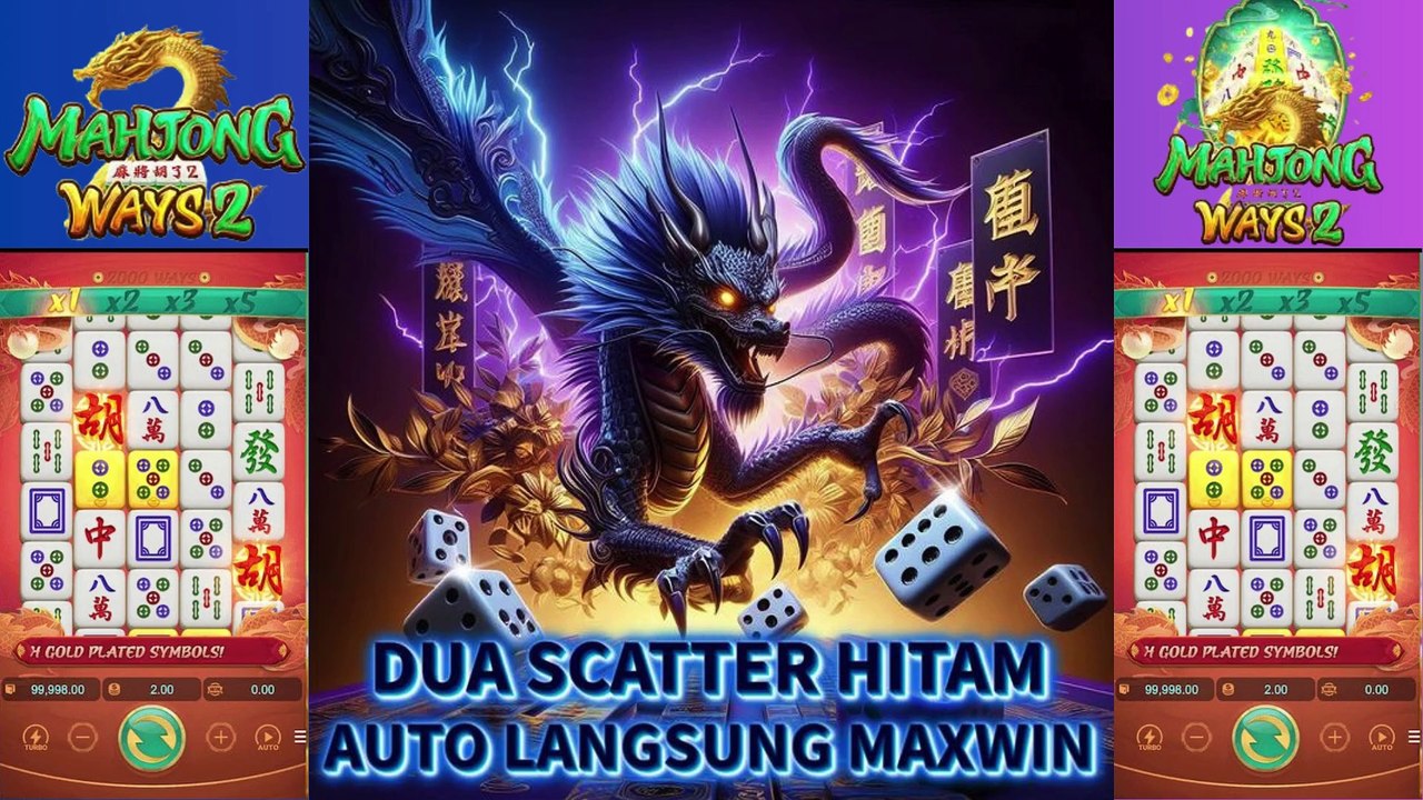 Situs Slot Mahjong Scatter Hitam Modal Recehan Tembus Jutaan - Video ...