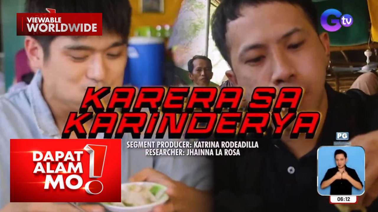Migs Almendras, kumasa sa isang karinderya challenge?! | Dapat Alam Mo! - video Dailymotion
