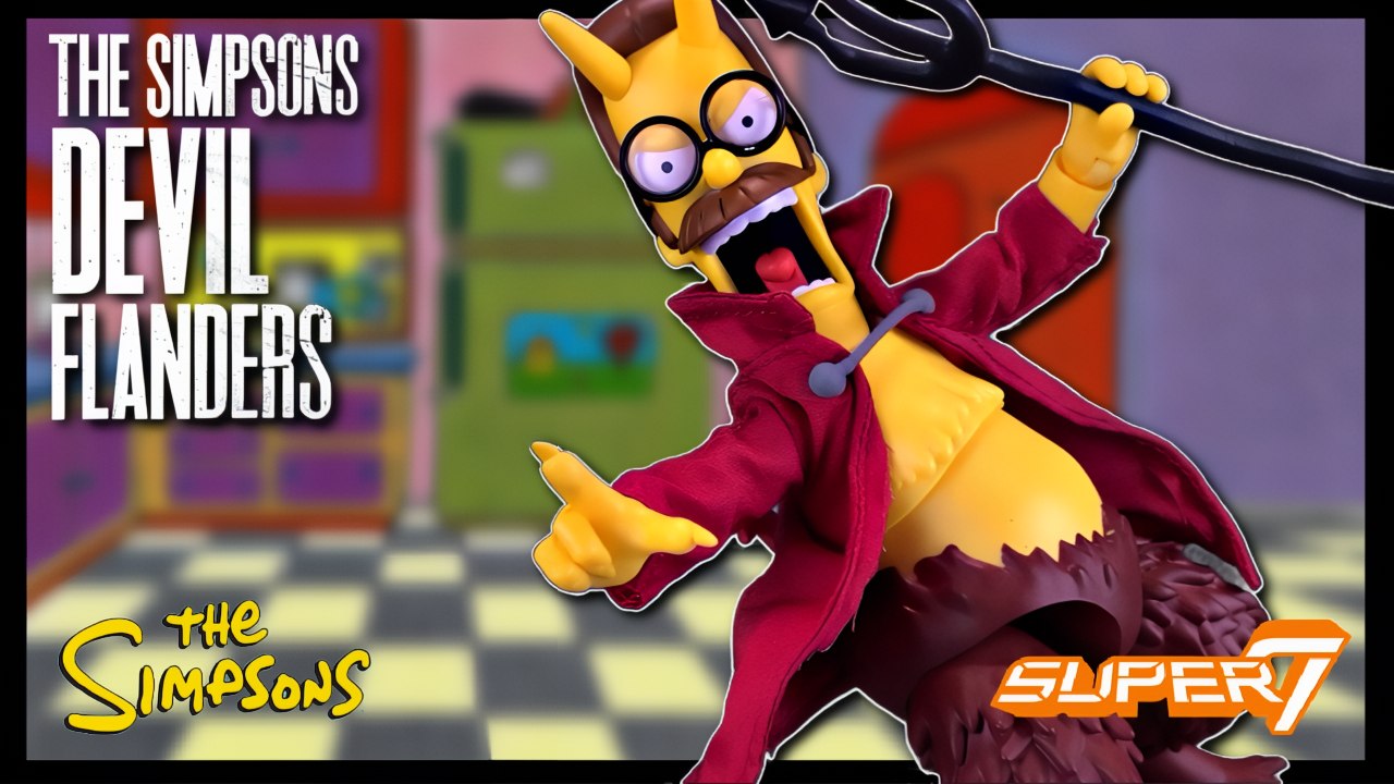 Super7 The Simpsons Ultimates Devil Flanders Figure - video Dailymotion