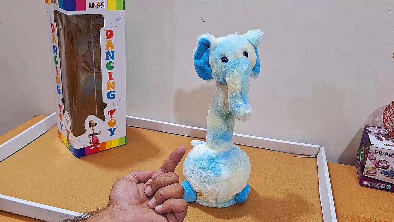 Unboxing and Review of FunZoo Talking elephant Toys for Kids Dancing ...