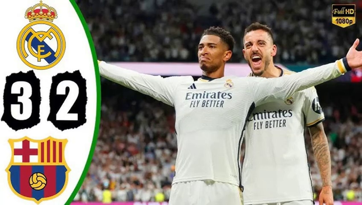 Real Madrid vs Barcelona 3-2 Highlights & Full Match 21 April 2024 - video Dailymotion