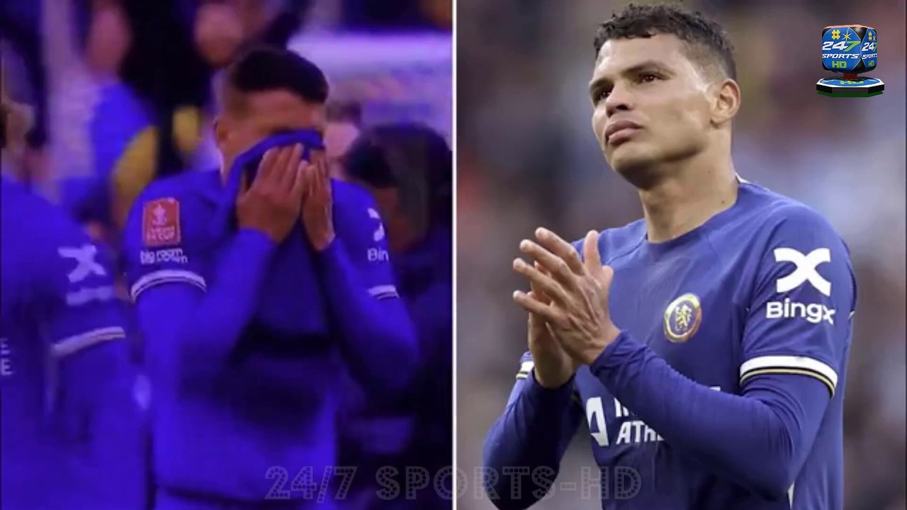Thiago Silva Seen in Tears after the FA Cup s-Final Defeat by Man City ...