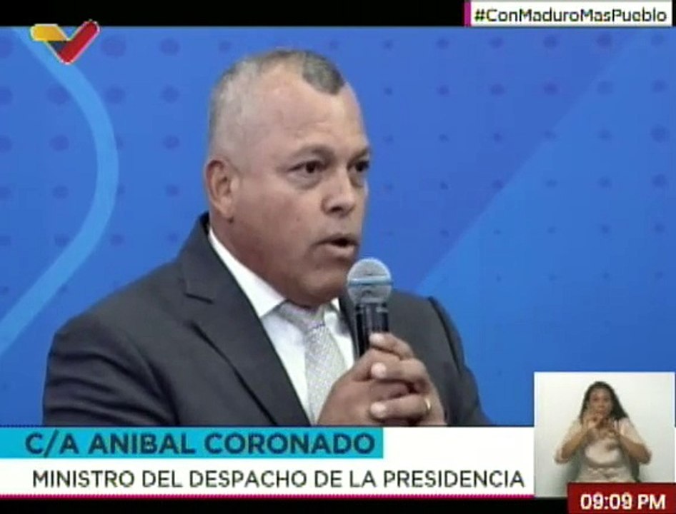 Pdte. Maduro designa a Aníbal Coronado como el nuevo Ministro del ...