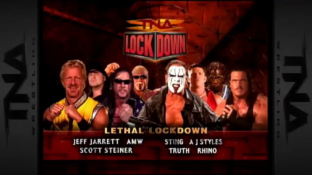 TNA Lockdown 2006 - Sting's Warriors vs Jeff Jarrett's Army (Lethal ...