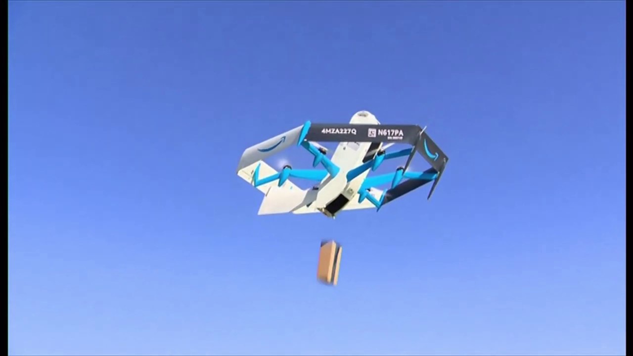 Amazon's New Prime Air Delivery Drone - The MK30 - video Dailymotion