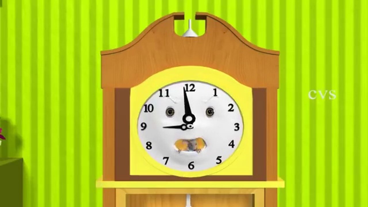 Hickory dickory Dock - English Nursery Rhyme for Kids & Children with ...