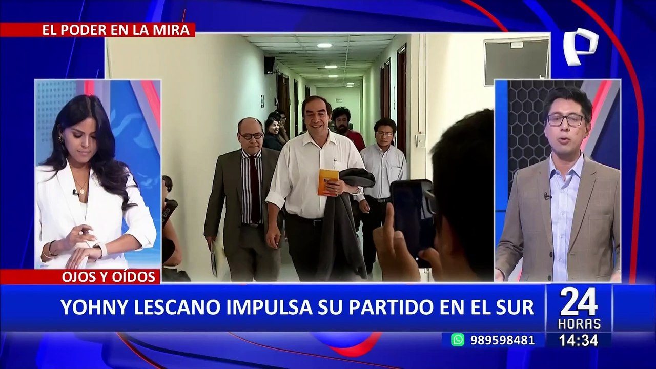 Yonhy Lescano inicia gira por el sur del Perú para impulsar su partido ...