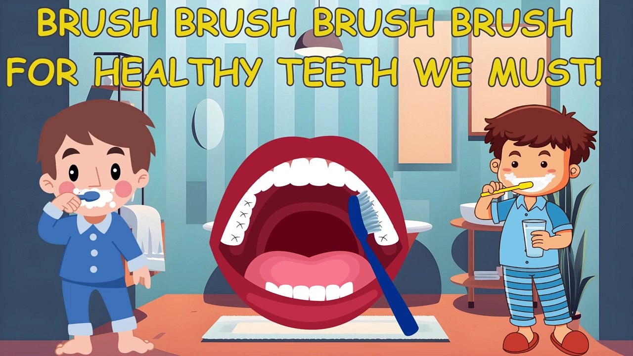 Brush Your Teeth Song |Fun Dental Hygiene Tips for Kids |Baby Song ...